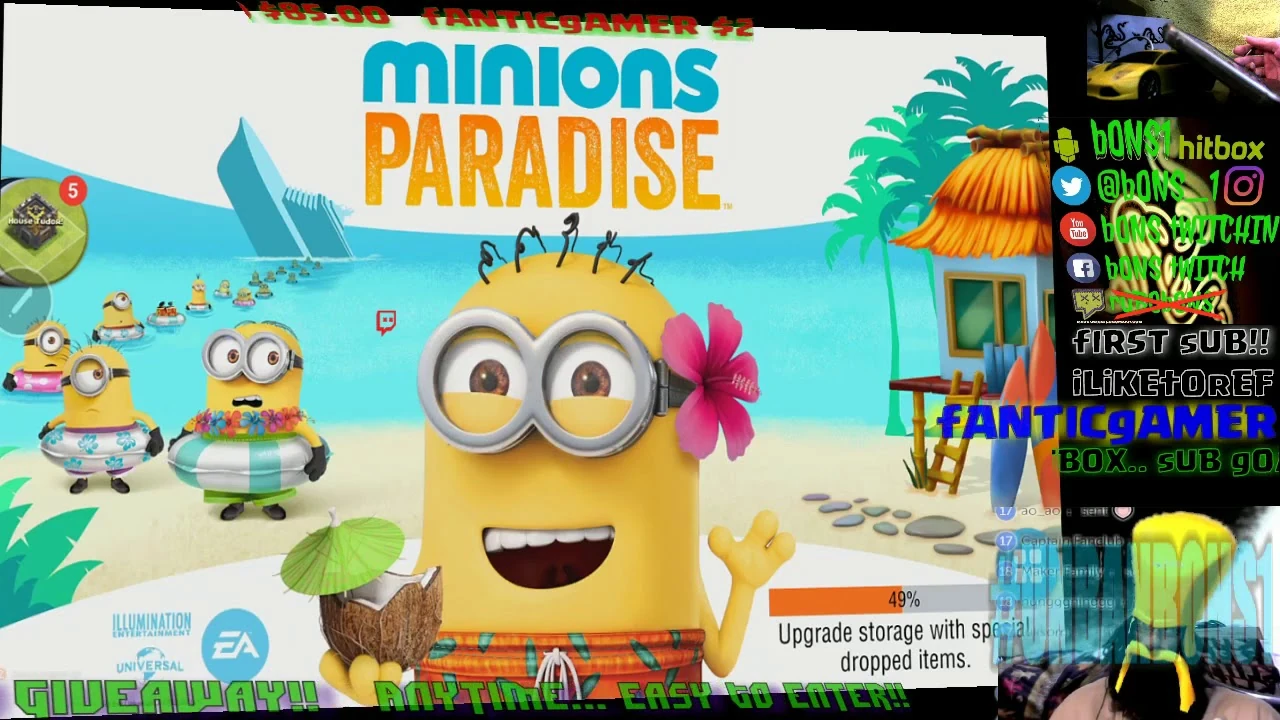 How did this person played Minions Paradise in 2019? | Fandom