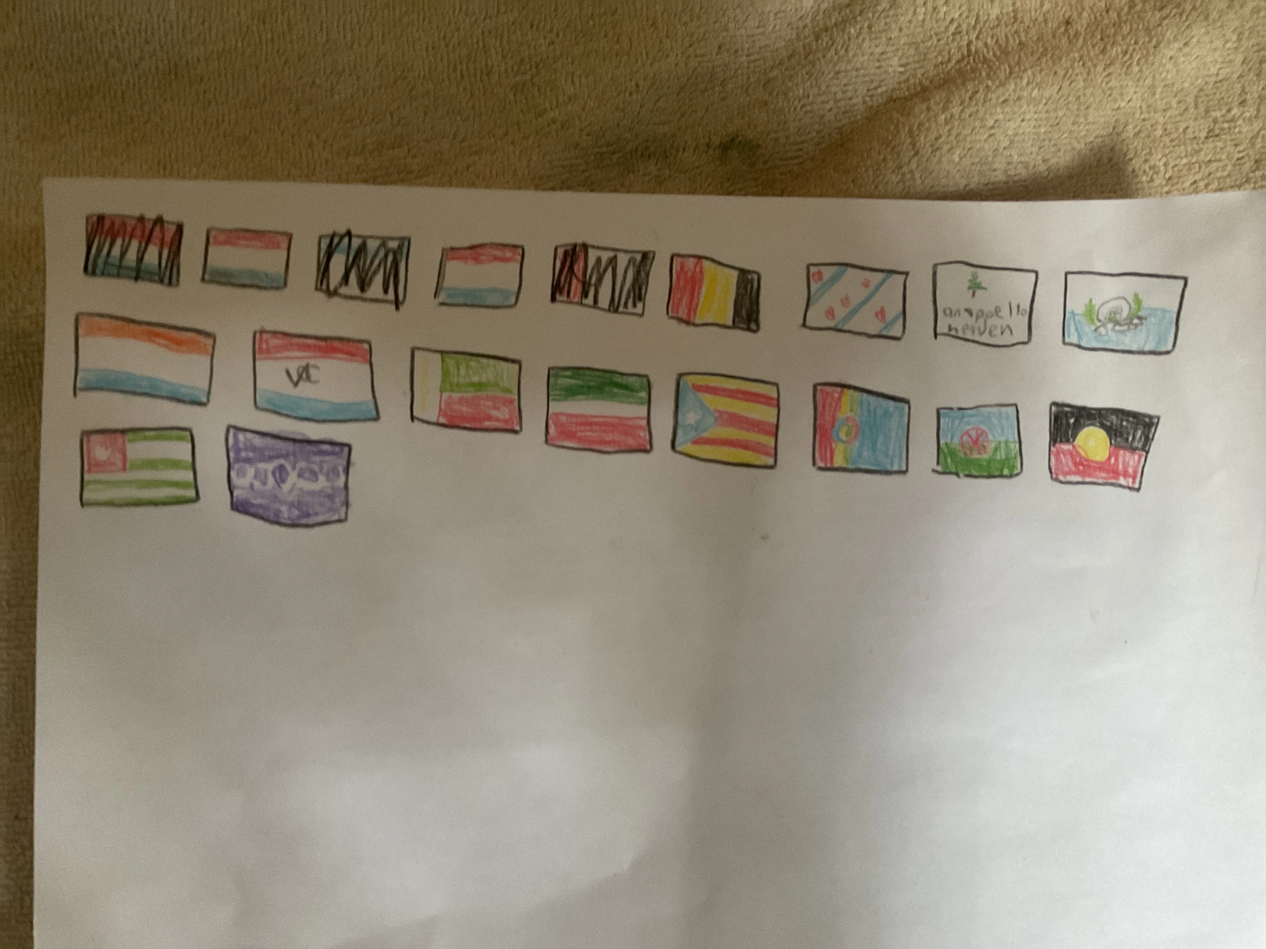 Flags I drew irl | Fandom