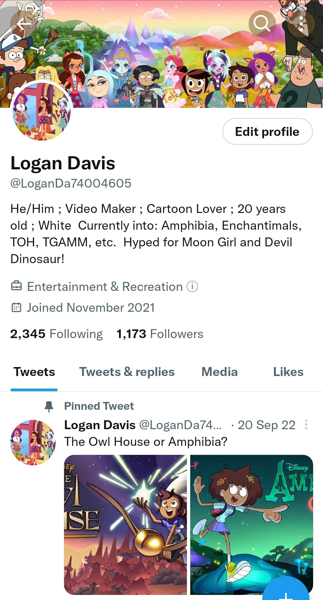 Does anyone have their own Twitter? | Fandom