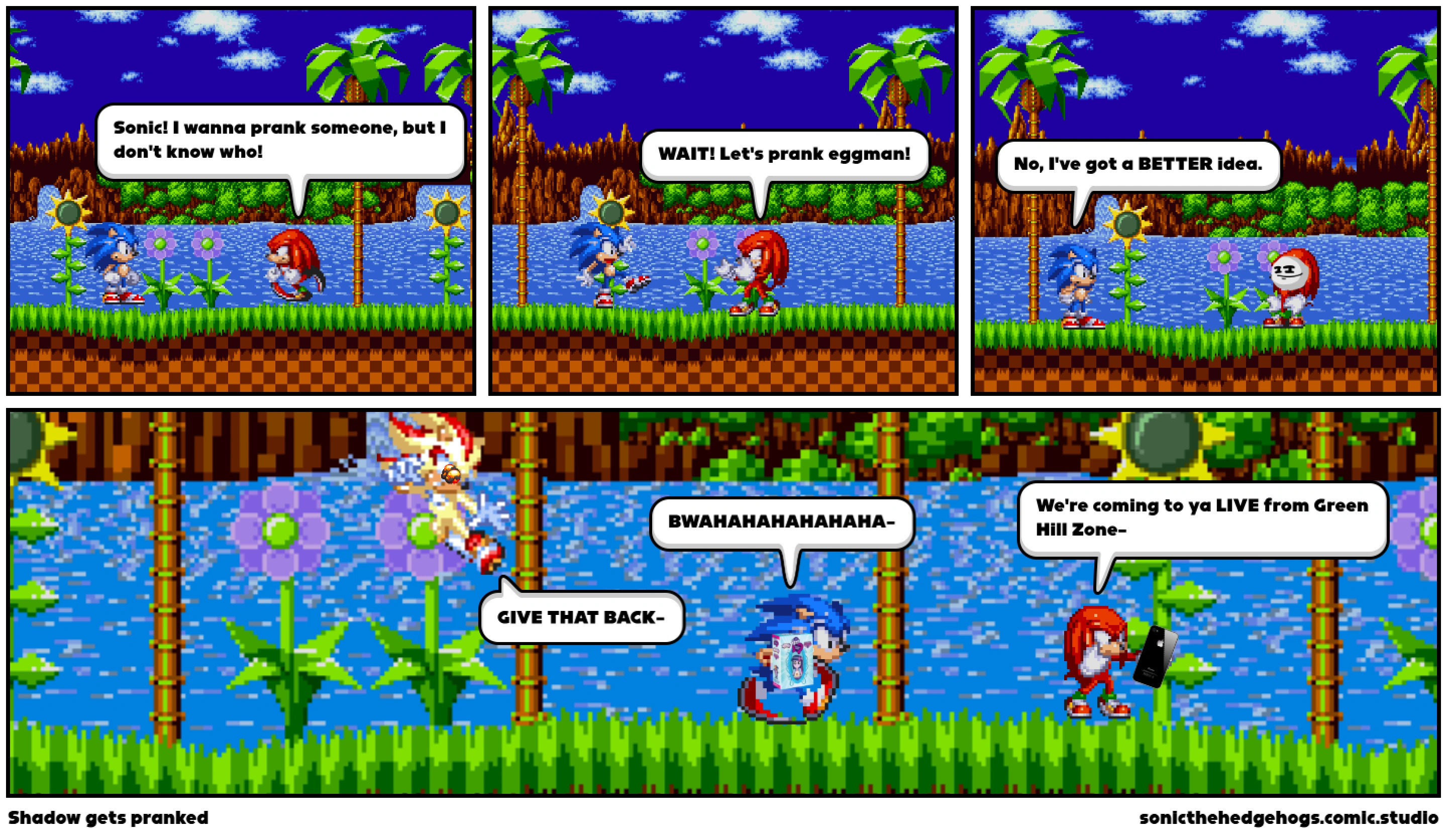 Sonic Da Comik #19: Shadow gets pranked | Fandom