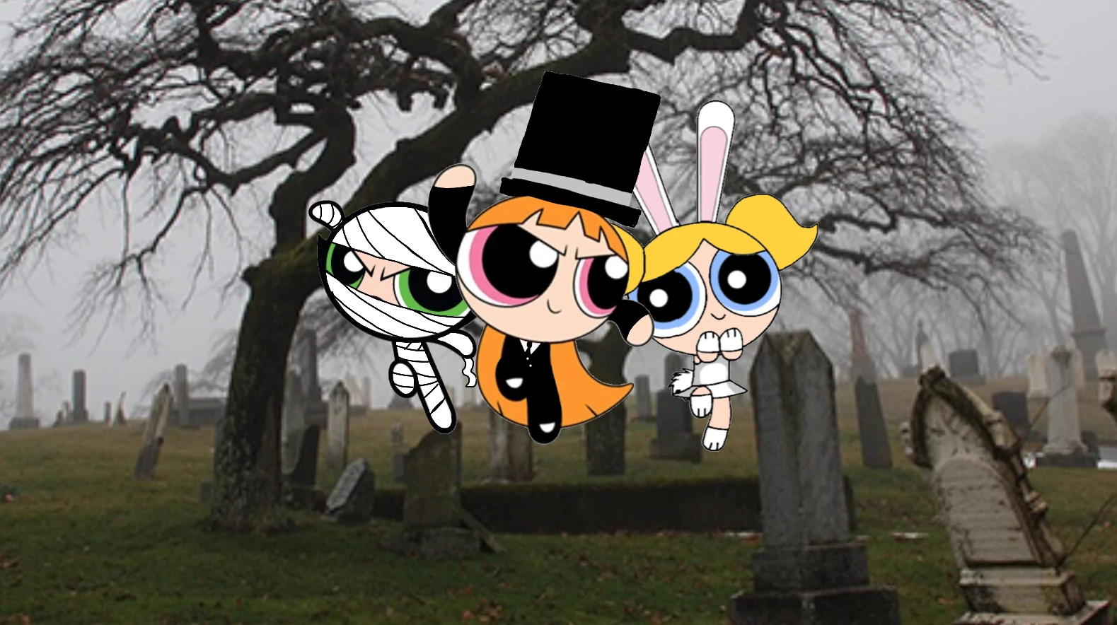 Powerpuff Girls in their Halloween costumes | Fandom