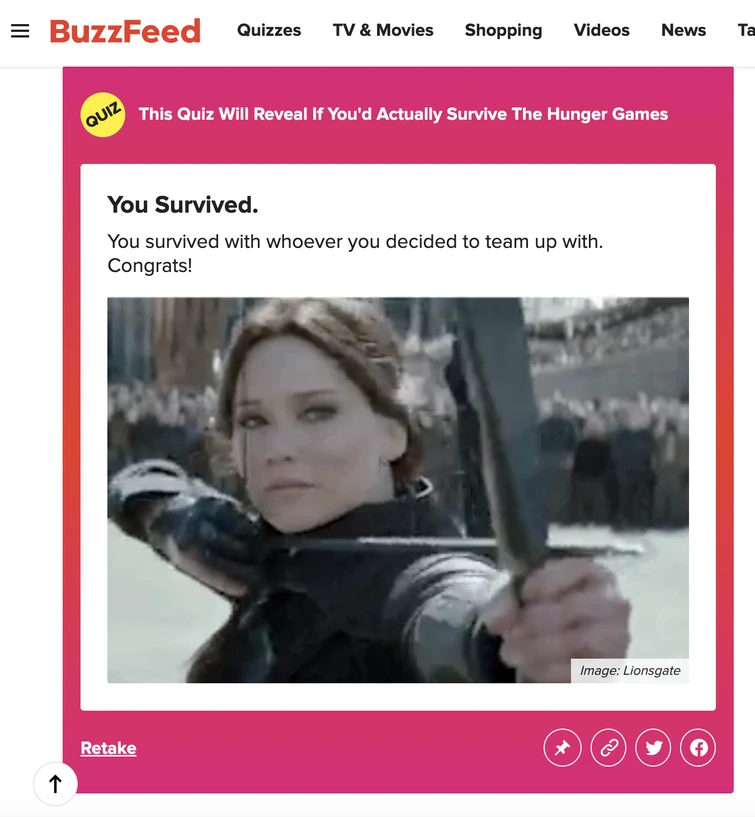 will you survive the hunger games? | Fandom