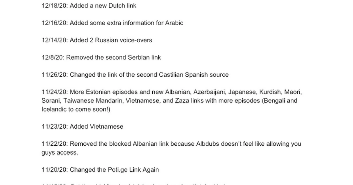 Link of episodes | Fandom