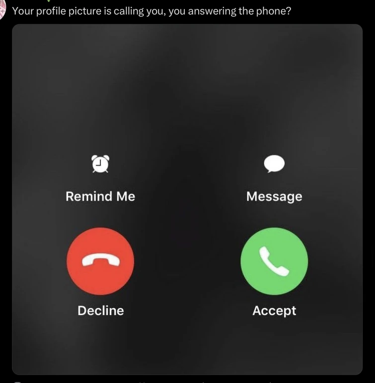 i would answer it when i’m hungry or bla blah(my pfp is a feesh working ...