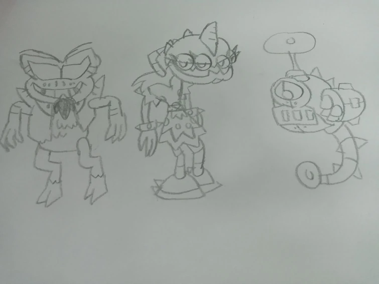 Some more msm as fan monsters concept art | Fandom