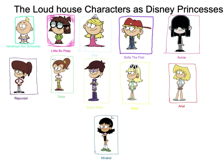 The Disney Princess/Loud House Cast | Fandom