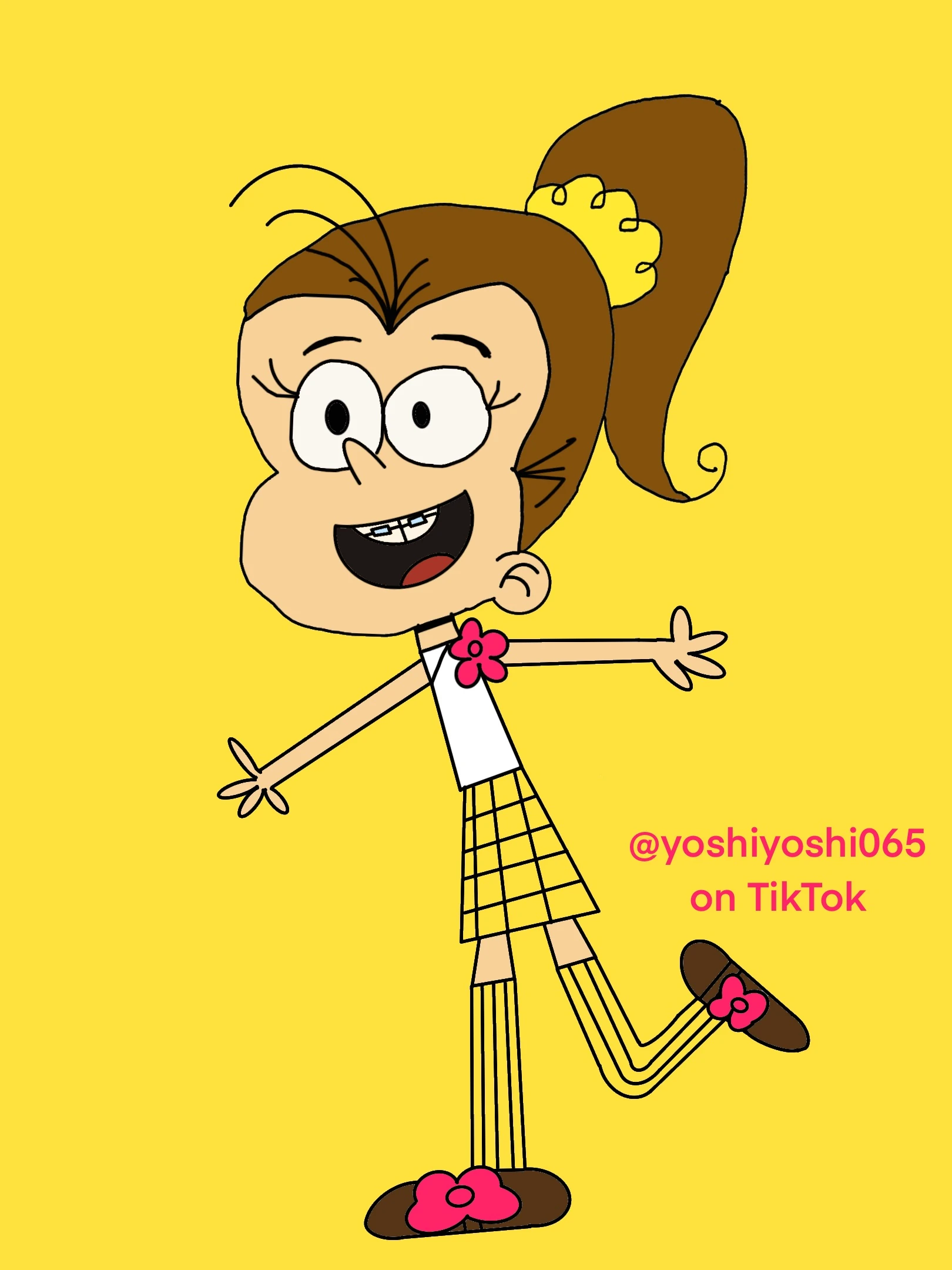 I drew Luan Loud. | Fandom