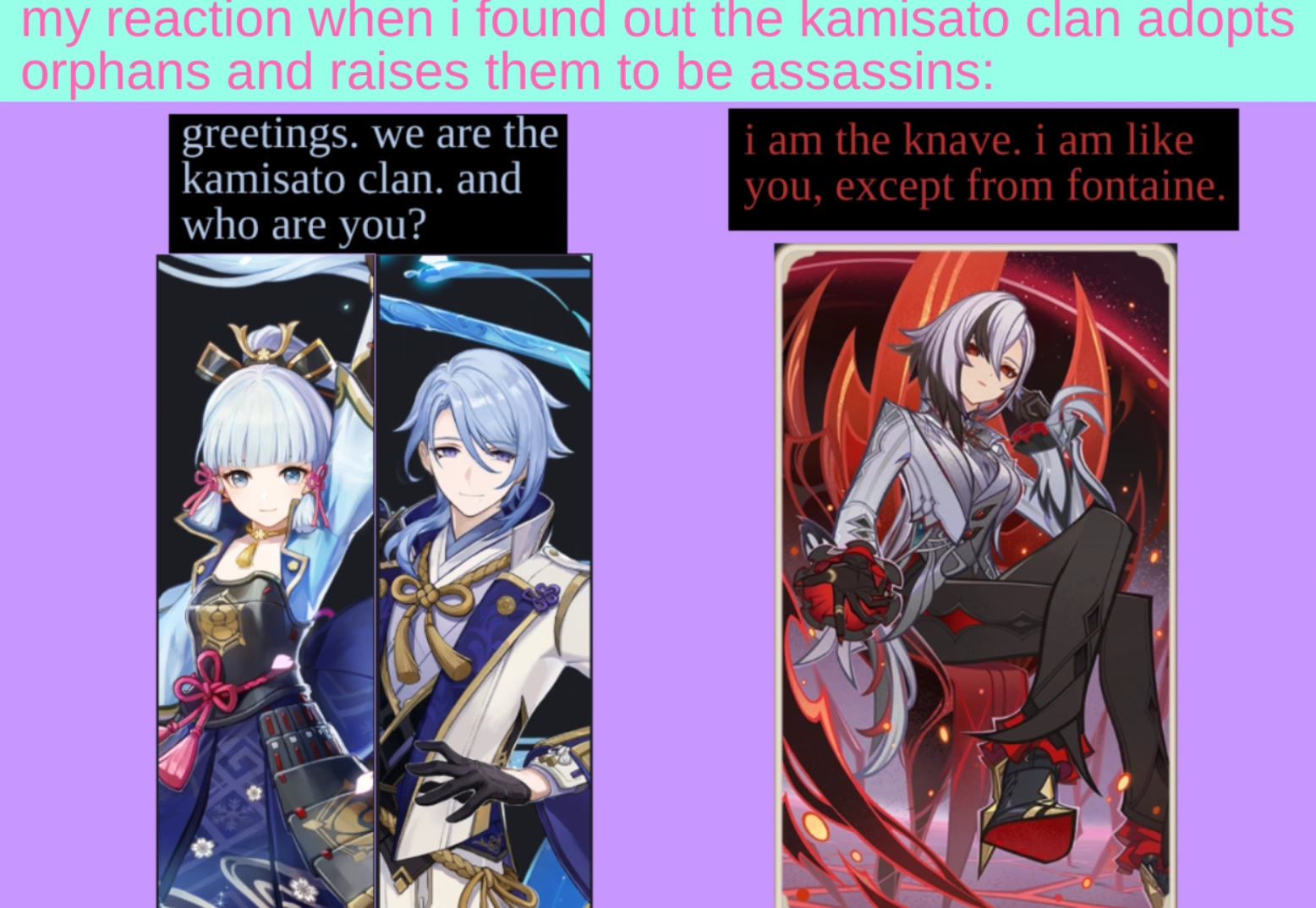 oddly specific things that have happened twice in teyvat | Fandom