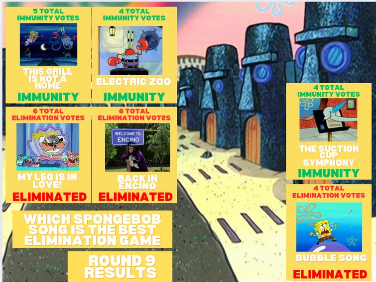 Which SpongeBob song is the best elimination game: Round 10 (Summer ...