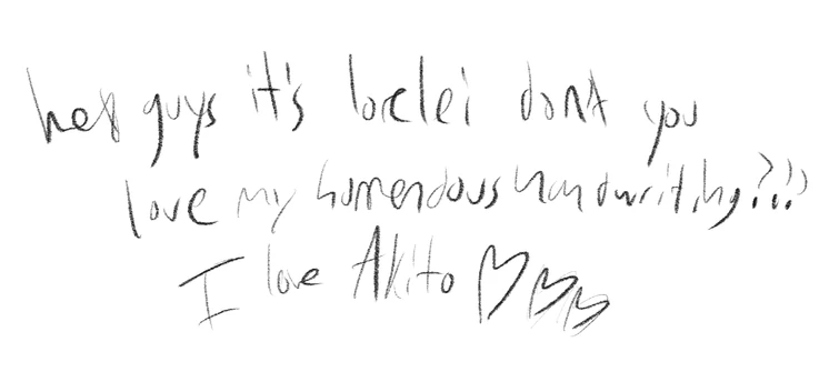 My terrible handwriting (which char has it) | Fandom