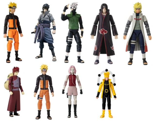 Anime Heroes Naruto figures. Wish we got cool toys like these when we ...