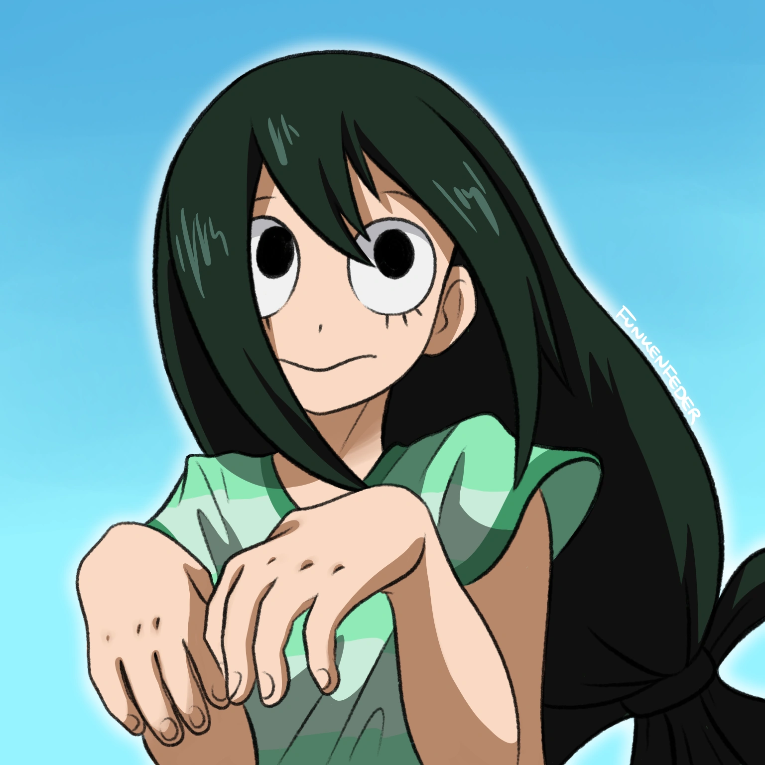 Tsuyu drawing | Fandom