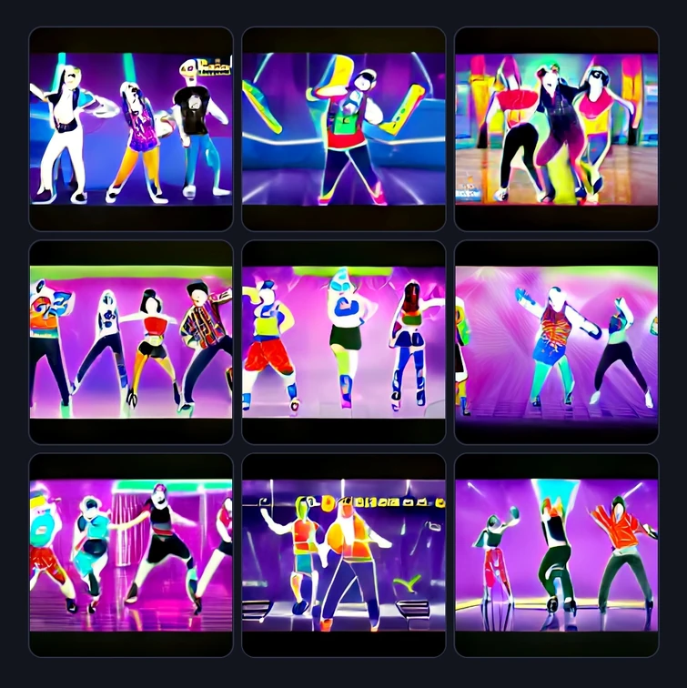 I asked Craiyon to generate a Just Dance Routine.. | Fandom