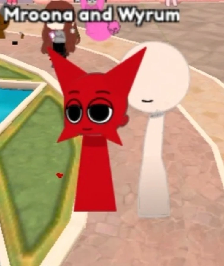 Made Mroona and Wyrum from sprunki retake in Gacha online + goofy ...