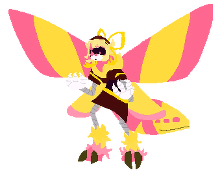 Rosy Maple Moth Lizzy is Spreading (bright color warning) | Fandom