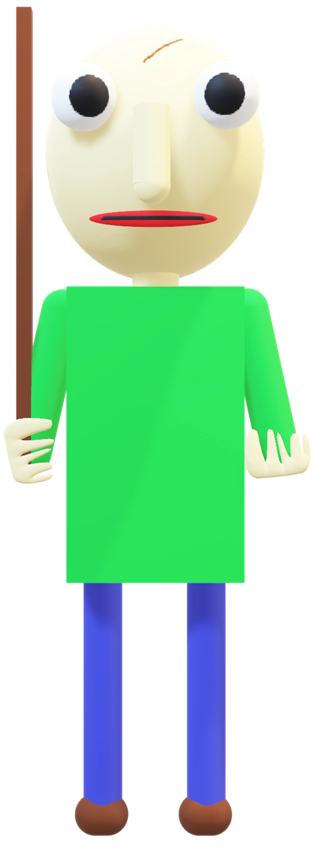 Old baldi 3d model render | Fandom