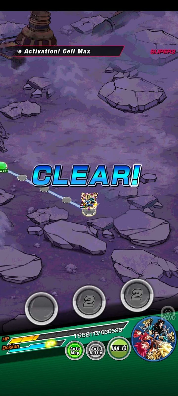 Cell Max no item run in 8 turns(exact) | Fandom