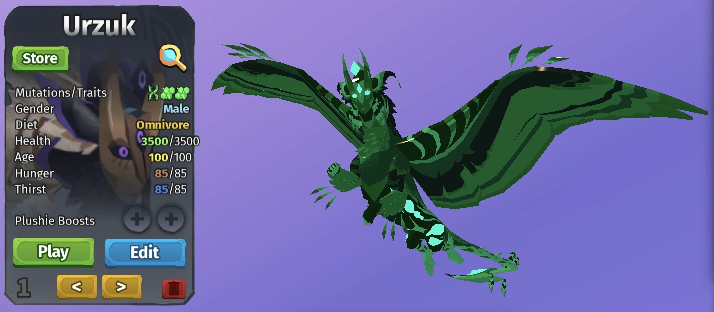 AUCTIONING Emerald mut Urzuk! (Also posting on discord) | Fandom