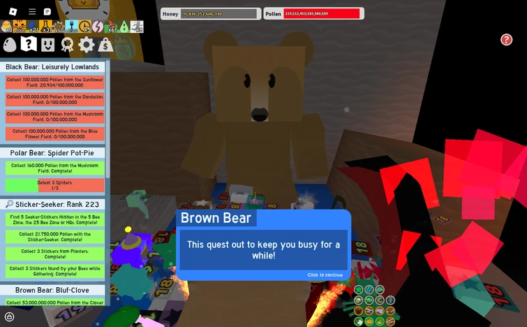 Sun bear has new quests! | Fandom