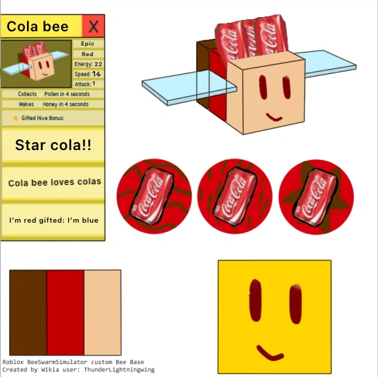 Bee swarm simulator idea: Cola bee | Fandom