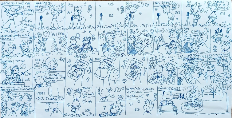 What my Sky comic looks like (Cannot read). | Fandom