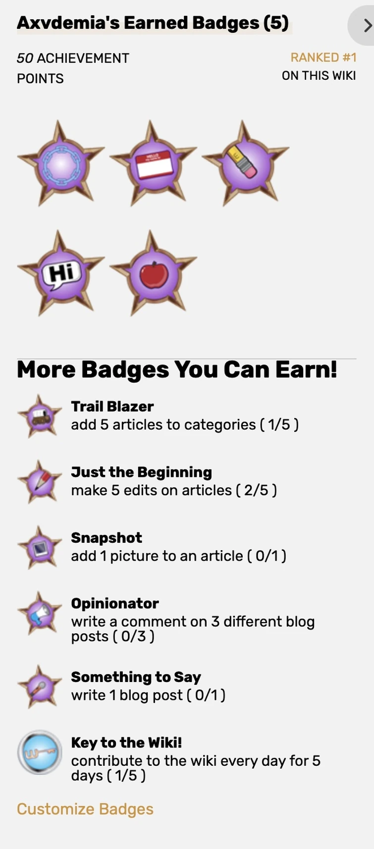 Badges! | Fandom