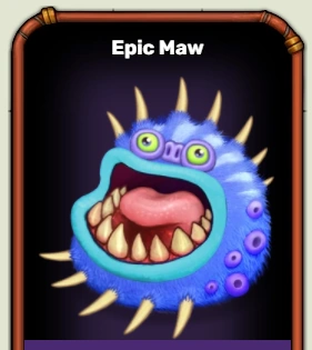 you think the epic maw is a remastered version of the early concept or ...