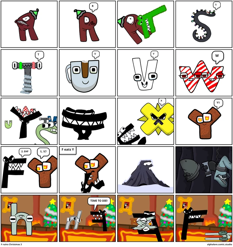 Alphabet Lore Christmas Edition I Know It Is Not December But I Want