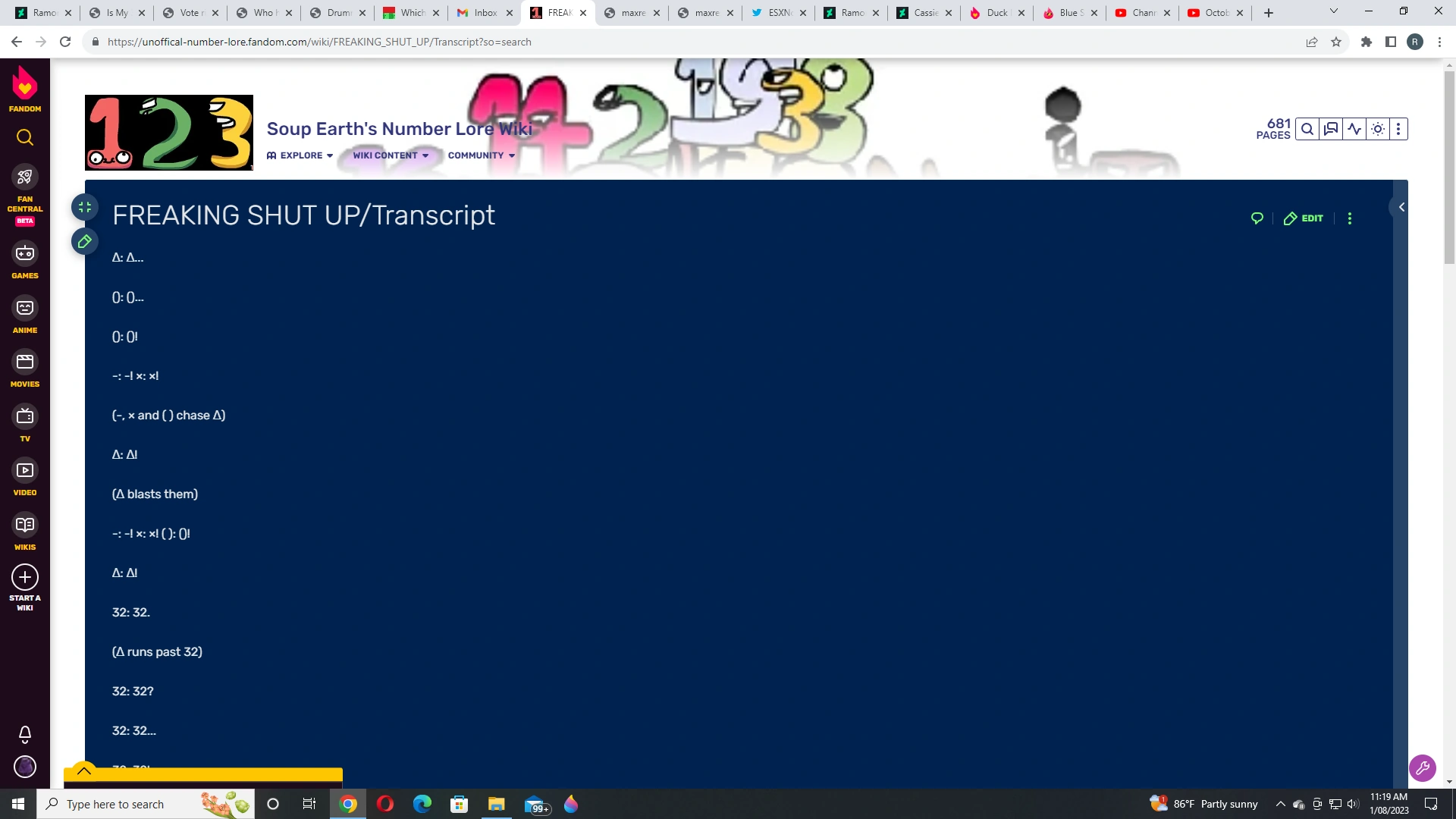 Who Also Changed The Page Title From 32 (Episode)/Transcript Into ...