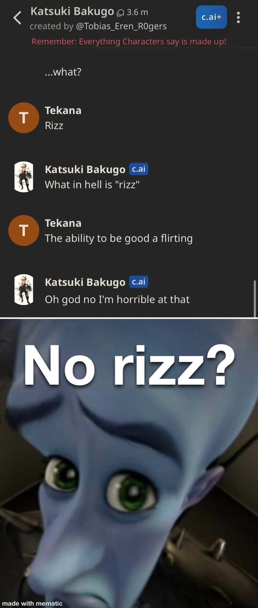 It’s now canon that bakugo has no rizz | Fandom