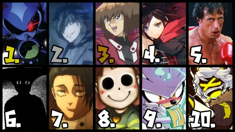 Give me matchups for my favorite characters and I'll rate them from 1 ...