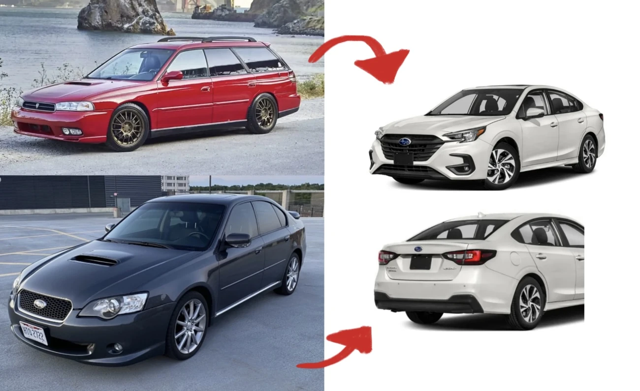 How & Why Did The Subaru Legacy Get So Ugly? It used to look clean and ...