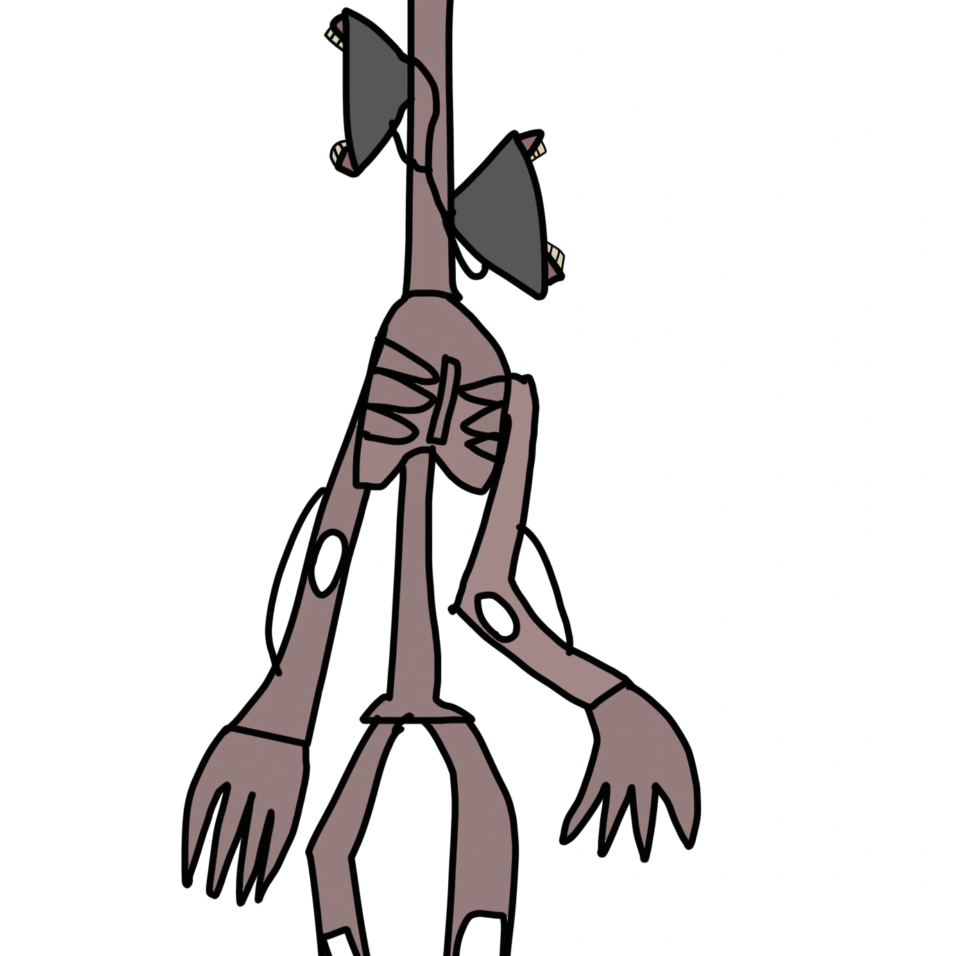 Redesign of siren head drawing | Fandom