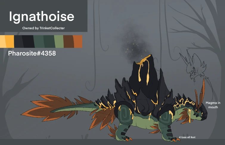 y’all look my ignathoise got the glowtail mutation!! Im so excited | Fandom