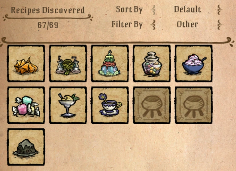 Missing recipes | Fandom