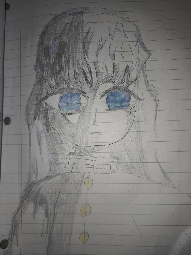 I drew Muichiro | Fandom