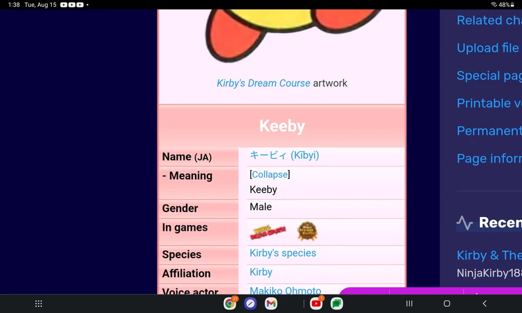 I made "Real" art! (Keeby, Kirby, and Dyna Chick find a 1UP) | Fandom