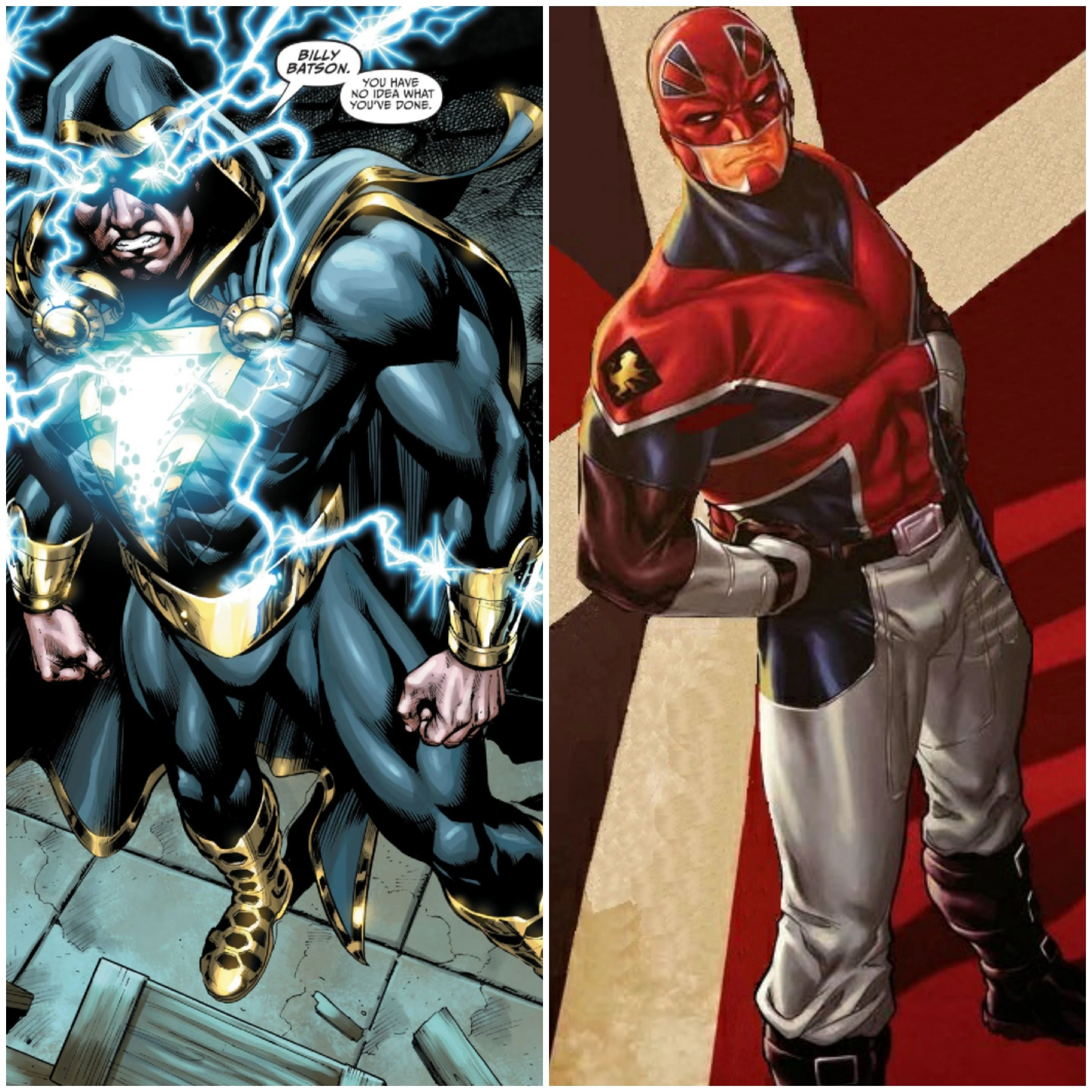 Black Adam vs.: Captain Britain (Brian Braddock). | Fandom