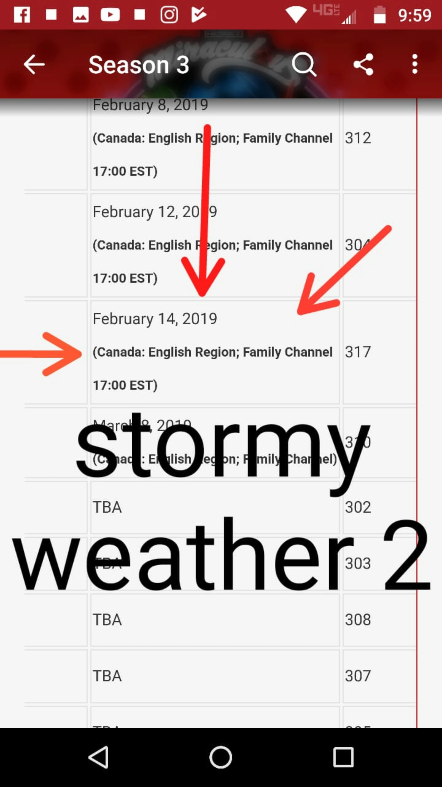 Tomorrow's the airing of stormy weather 2!!! Yay!!!!!! | Fandom