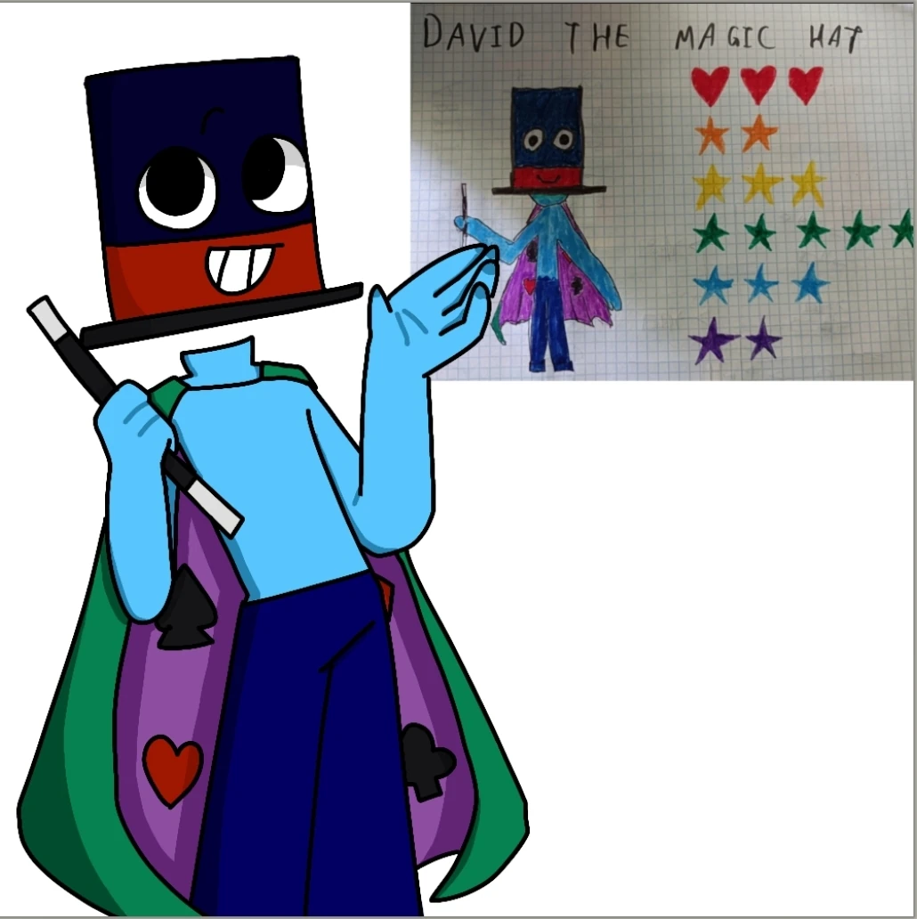 OC FANART: David the magic hat | Fandom