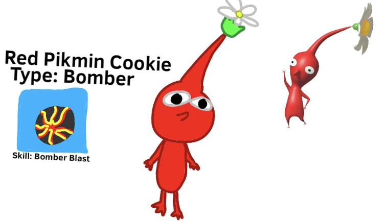 just made red pikmin cookie | Fandom