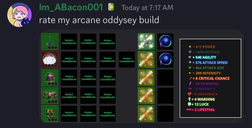 rate his ao build | Fandom