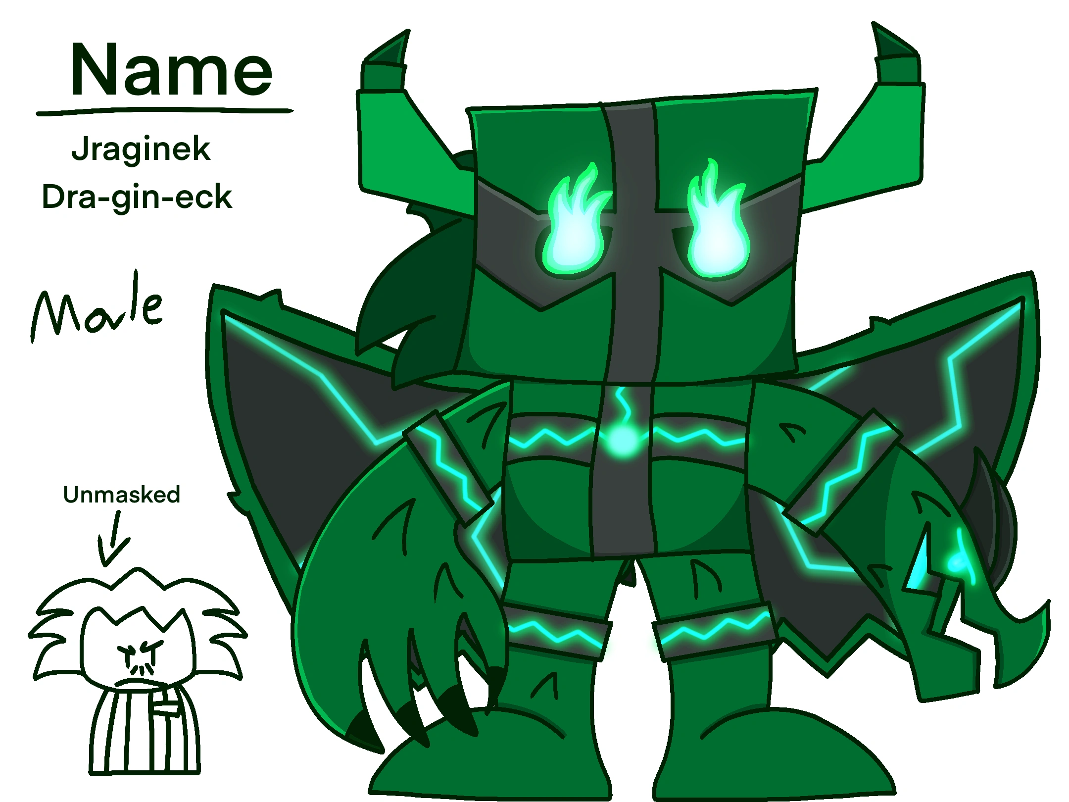 The evil OC I made as a counterpart to the red one | Fandom