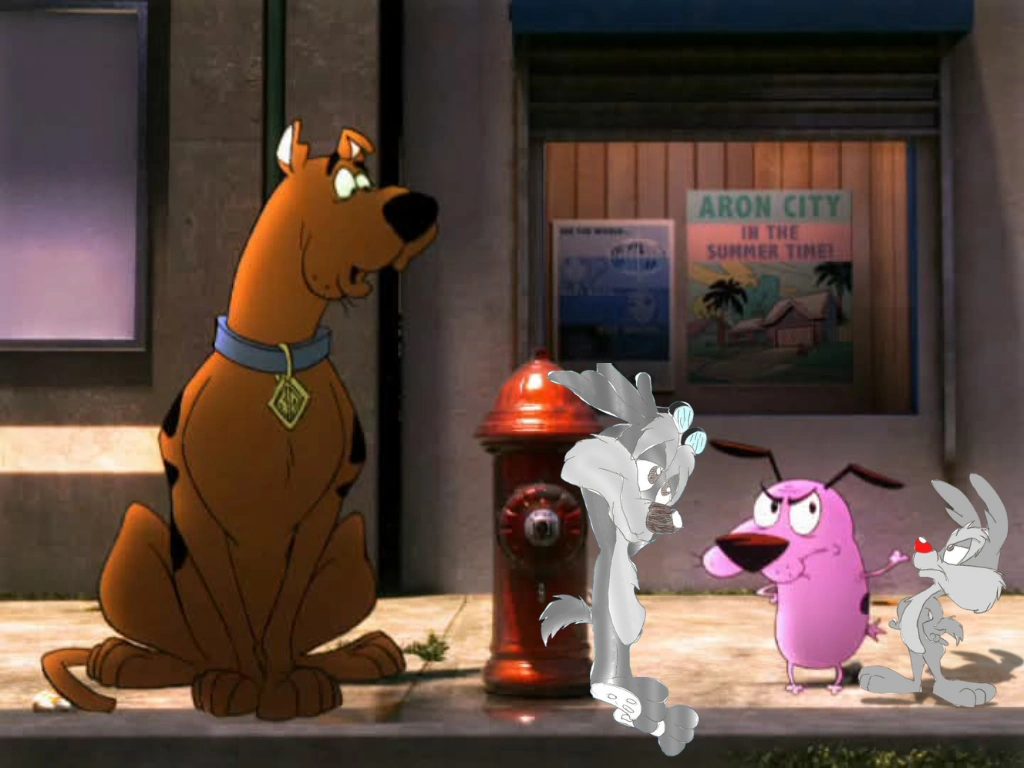 Cartoon Network City - Scooby-Doo, Courage, Calamity Coyote And Chaos ...
