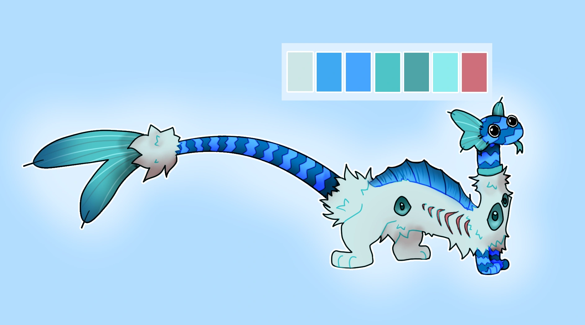 😨 Fish sock weasel googly-eyed fur ferret thing (..?) | Art + species ...