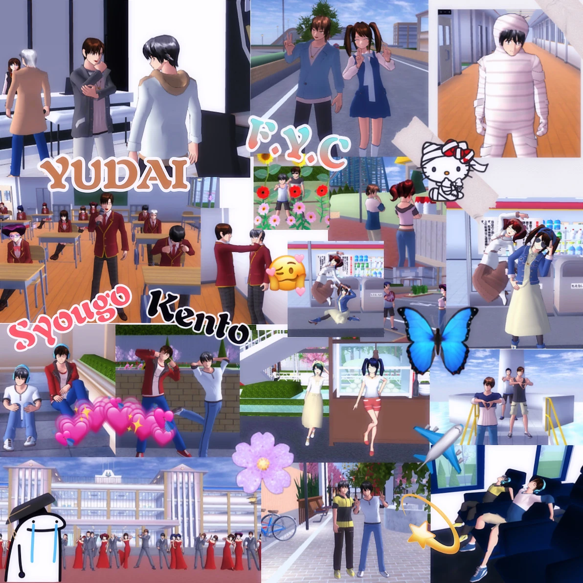 I made a SSS collage to show my appreciation to this fandom!! 🤩🤩🤩🙌🙌 ...