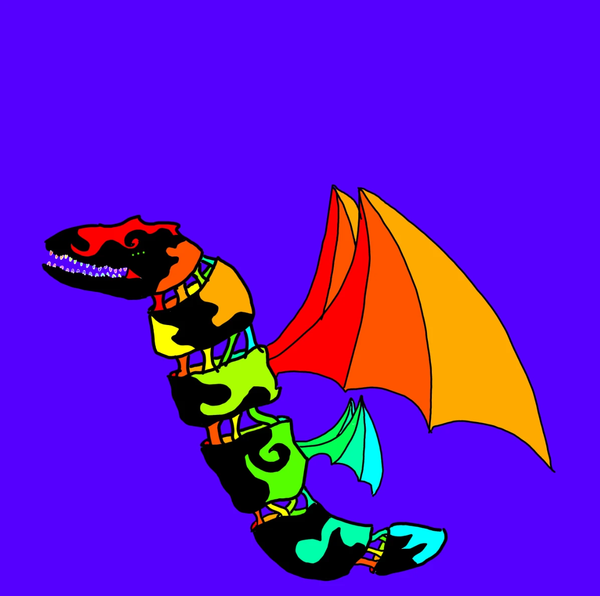 I made another rainbow creature | Fandom