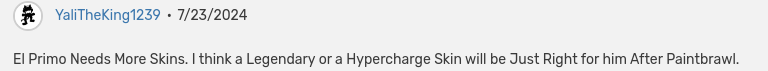 Ranking El Primo skins | Fandom