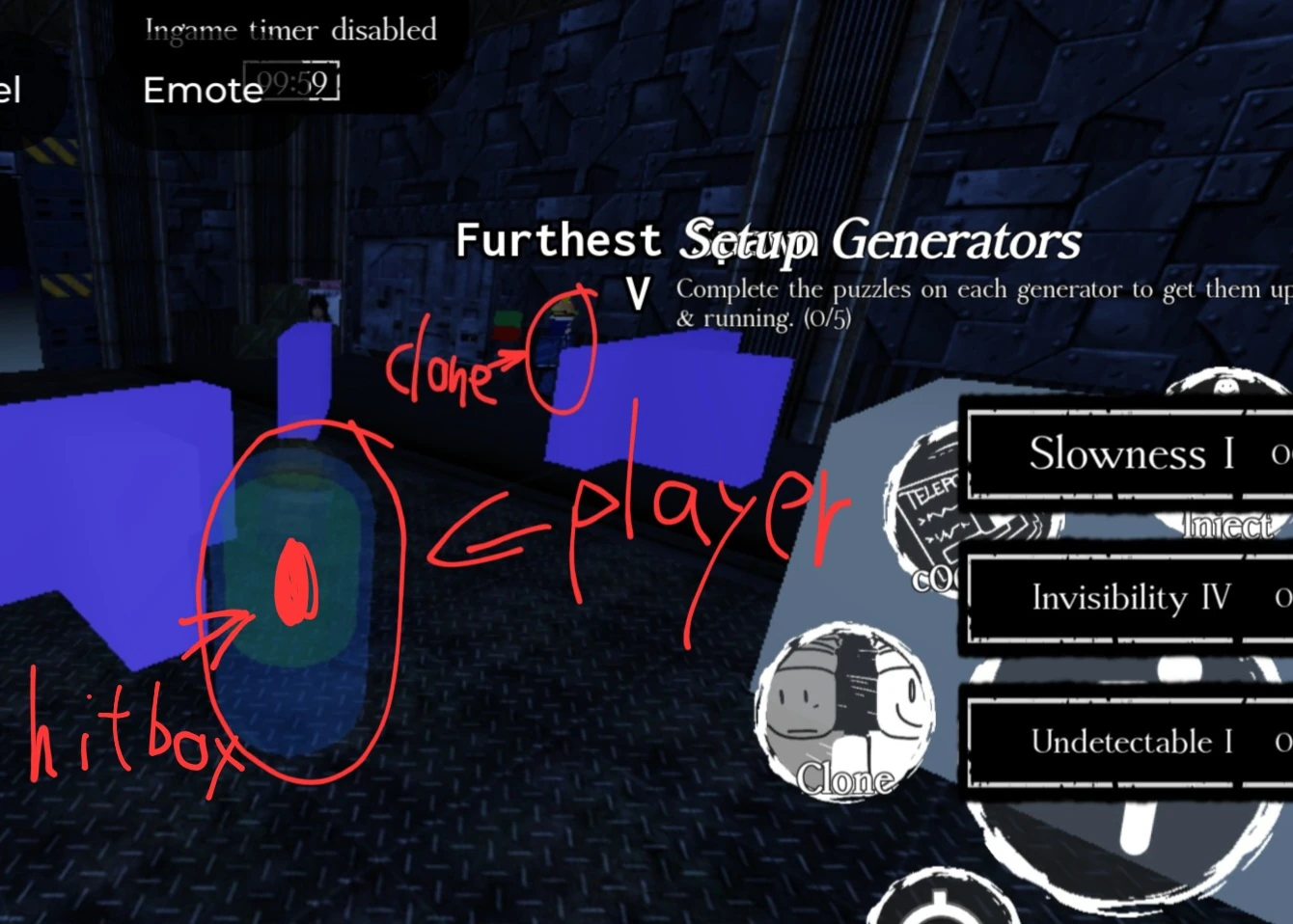dang...The visible collision hitbox setting bug just make all invisible effect really useless ...
