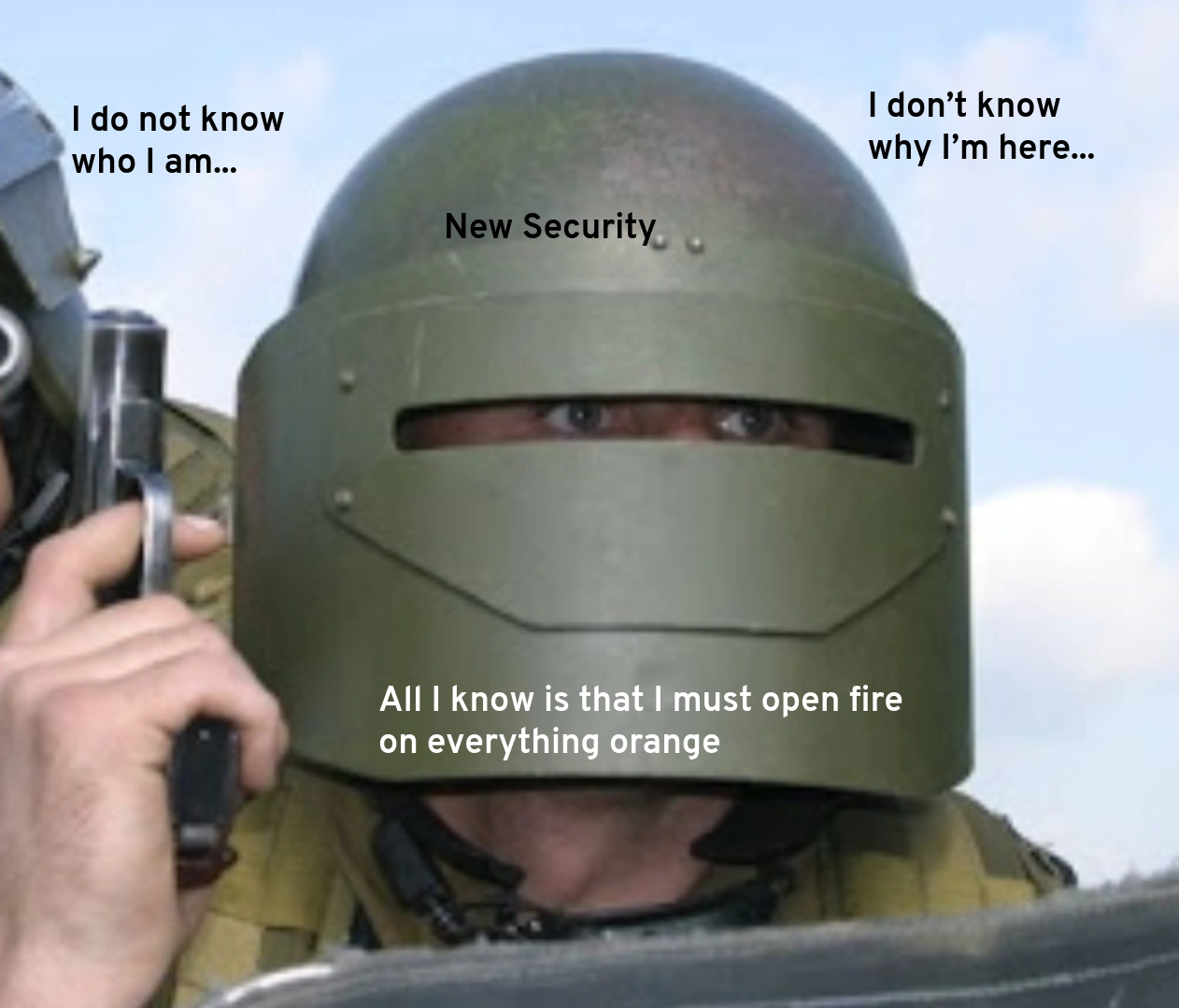 new players on security meme | Fandom